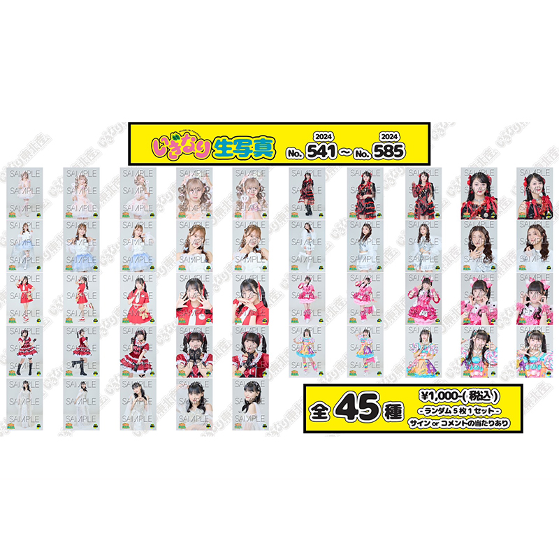 いぎなり生写真(2024 No.541-No.585)【MAILIVIS】